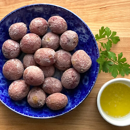 Salt-crusted outside, creamy inside: Syracuse Salt Potatoes – Blue Kitchen